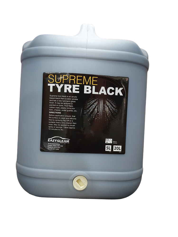Supreme Tyre Black 20L | Eazy-Gleam