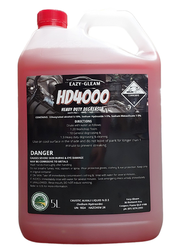 HD4000 Workshop Degreaser 5L | Eazy-Gleam