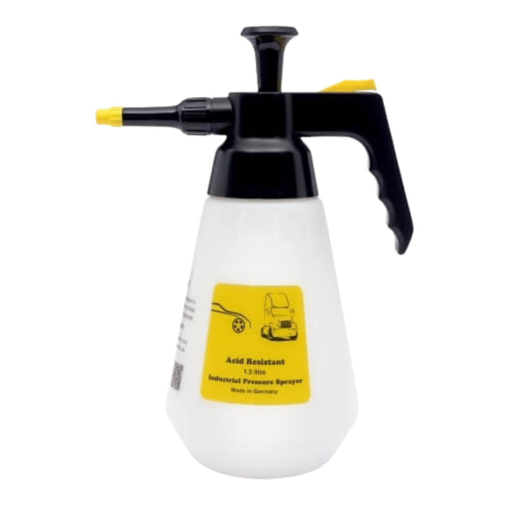 Klager 1.2L ACID Resistant Industrial Sprayer (YELLOW) | Eazy-Gleam
