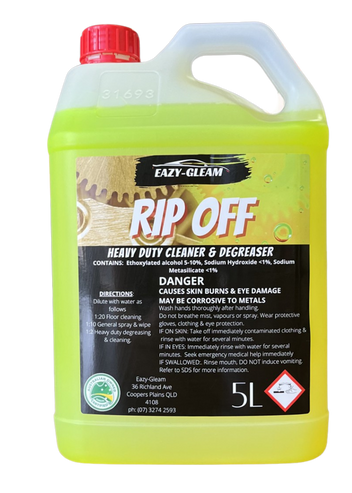 Rip Off HD Cleaner & Degreaser 5L | Eazy-Gleam