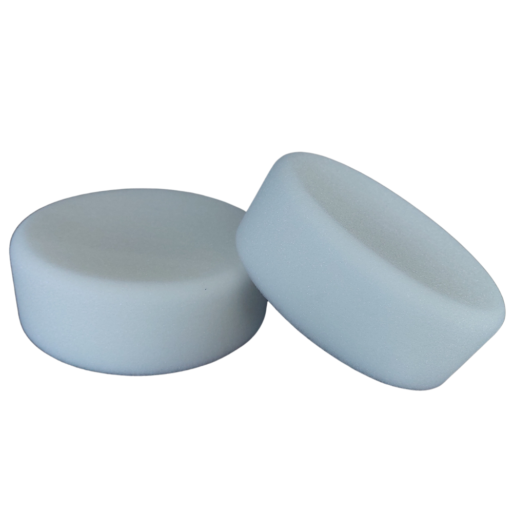White Foam Pad 6" with Velcro | Eazy-Gleam