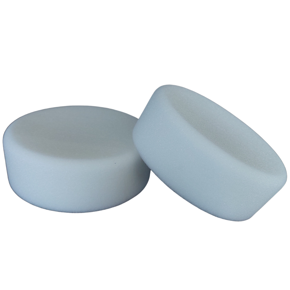 White Foam Pad 6" with backing plate | Eazy-Gleam