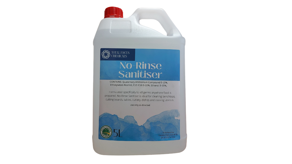No Rinse Sanitiser 5L | Eazy-Gleam